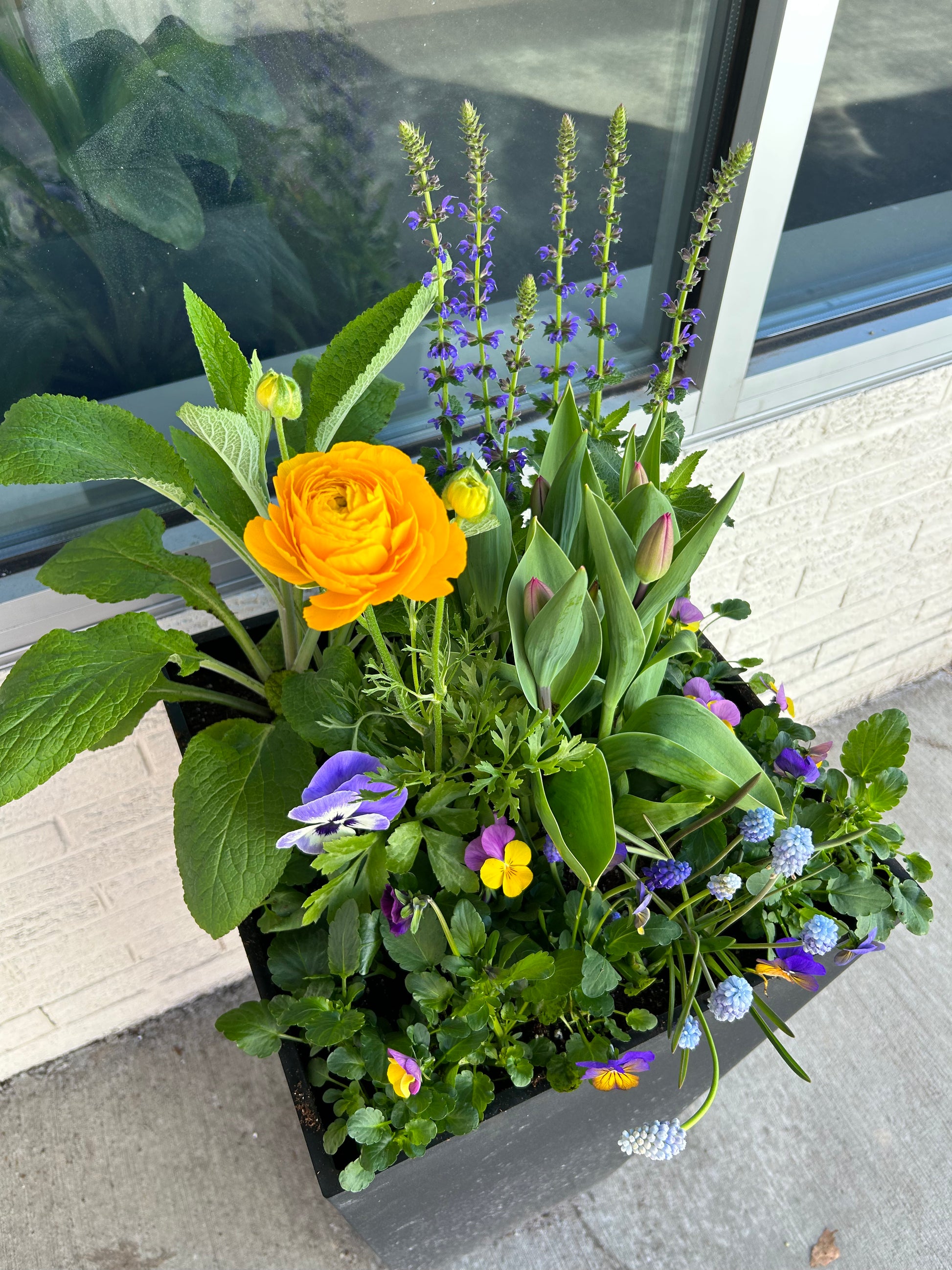 Spring planters – Roadside Flower Bar